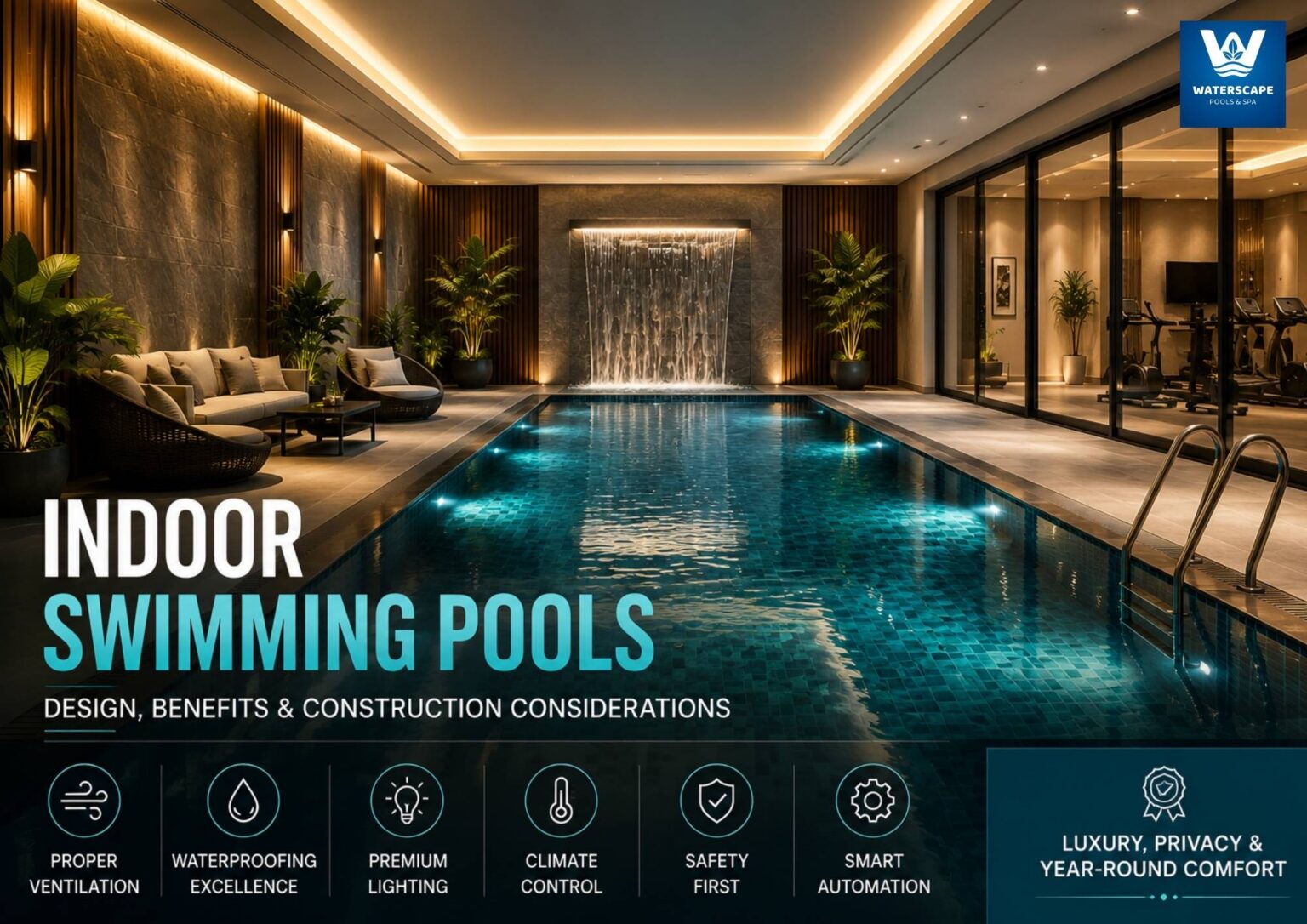 Indoor Swimming Pool: Design, Benefits & Construction Guide | Waterscape